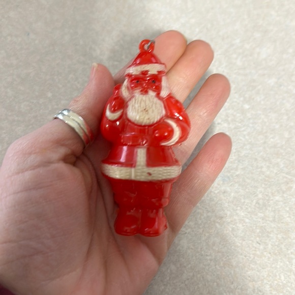 Antique | Holiday | Antique C93s40s Plastic Santa Claus Xmas Christmas ...